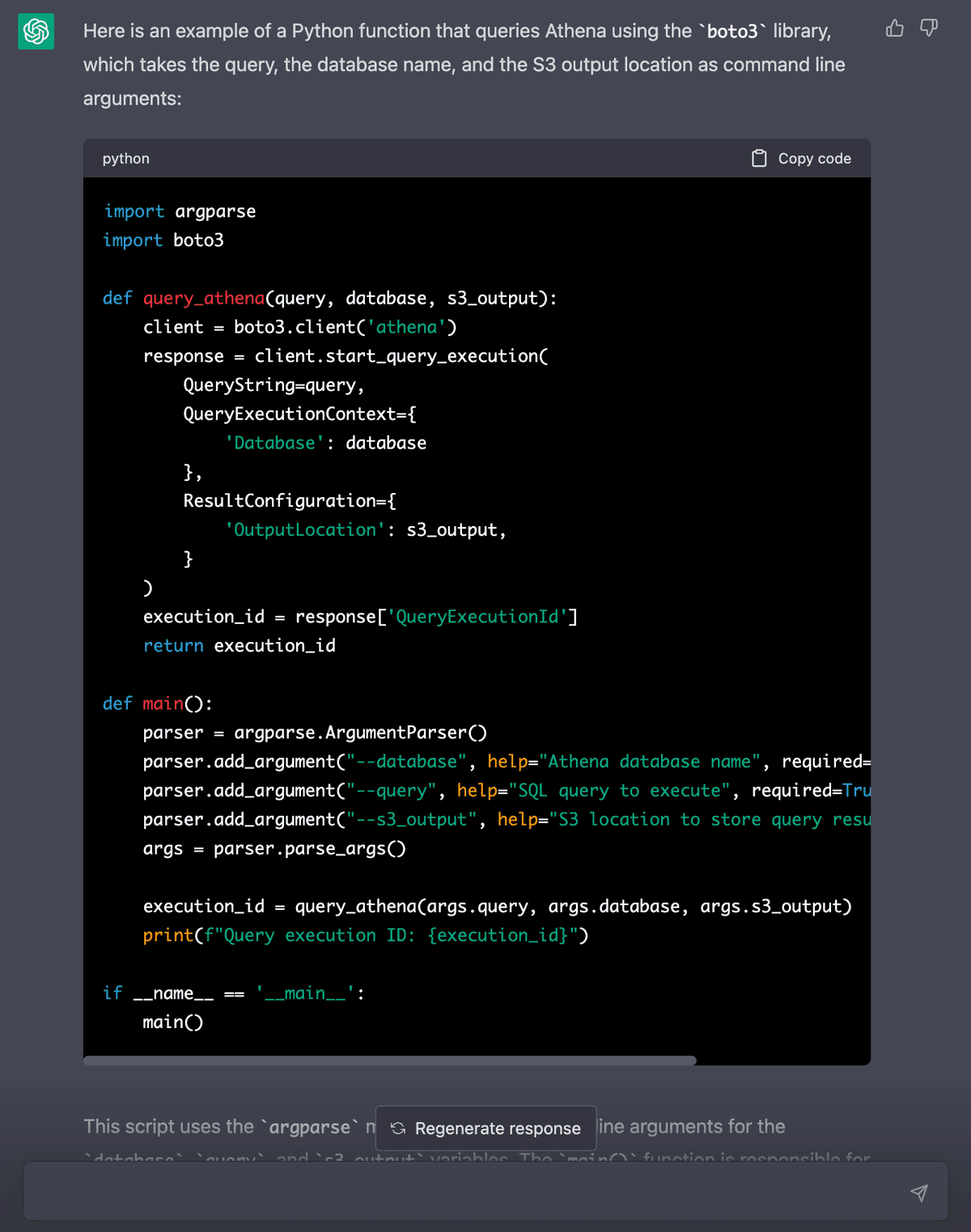 How to code Python with ChatGPT