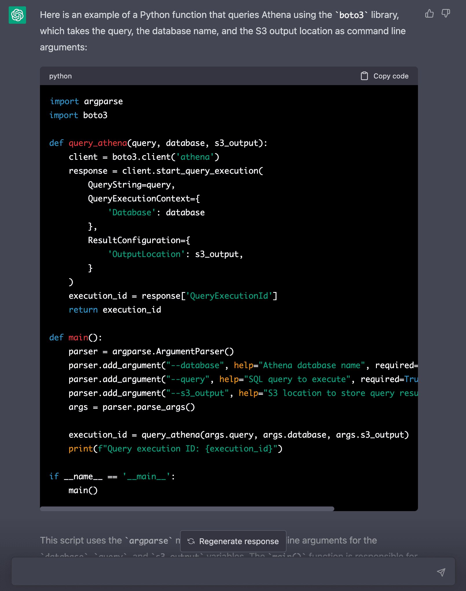 How to code Python with ChatGPT