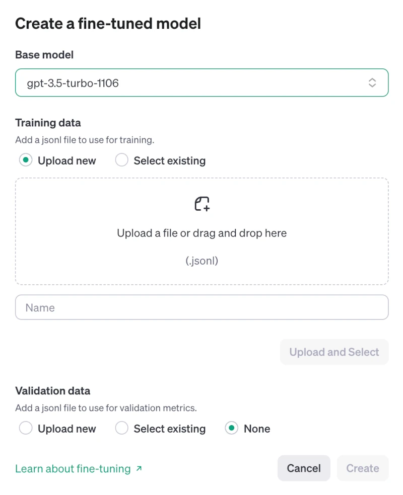 How to Build Training Datasets and Fine-tune ChatGPT